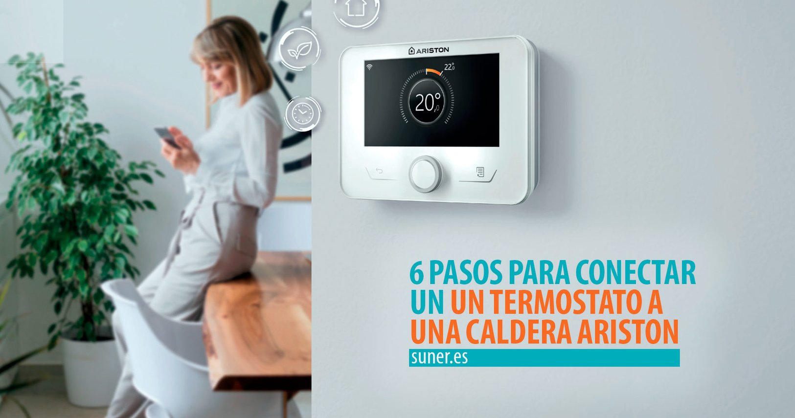 6 pasos para conectar un termostato a una caldera Ariston